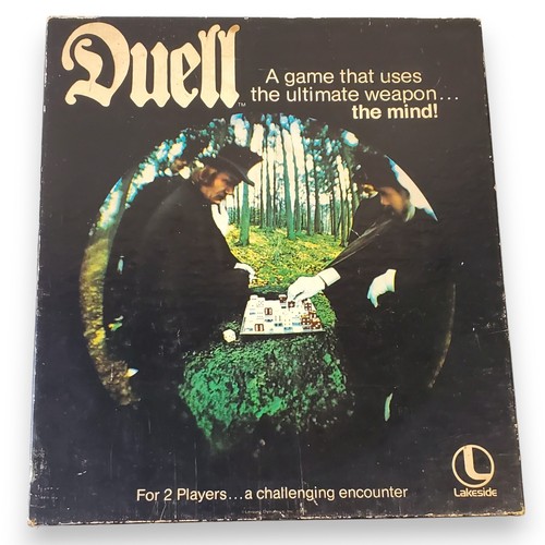 Vintage 1976 Duell Board Game Lakeside Complete w/ Sealed Dice ...