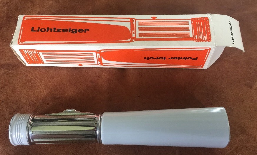 ROWI Pointer Torch Flash Light Adjustable Beam with BOX Lichtzeiger ...