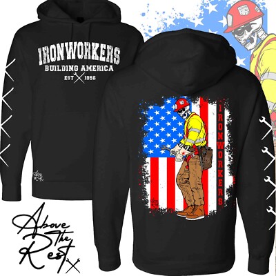 IRONWORKER HOODIE | WELDER HOODIE | BLUE COLLAR HOODIE | IRONWORKER ...