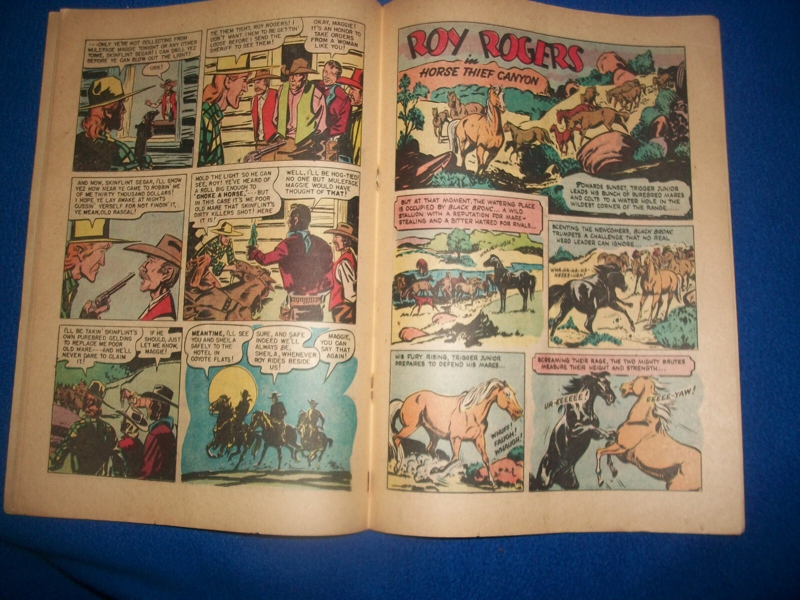 Roy Rogers Comics #38 Dell Western Cowboy 1951 Trigger | eBay