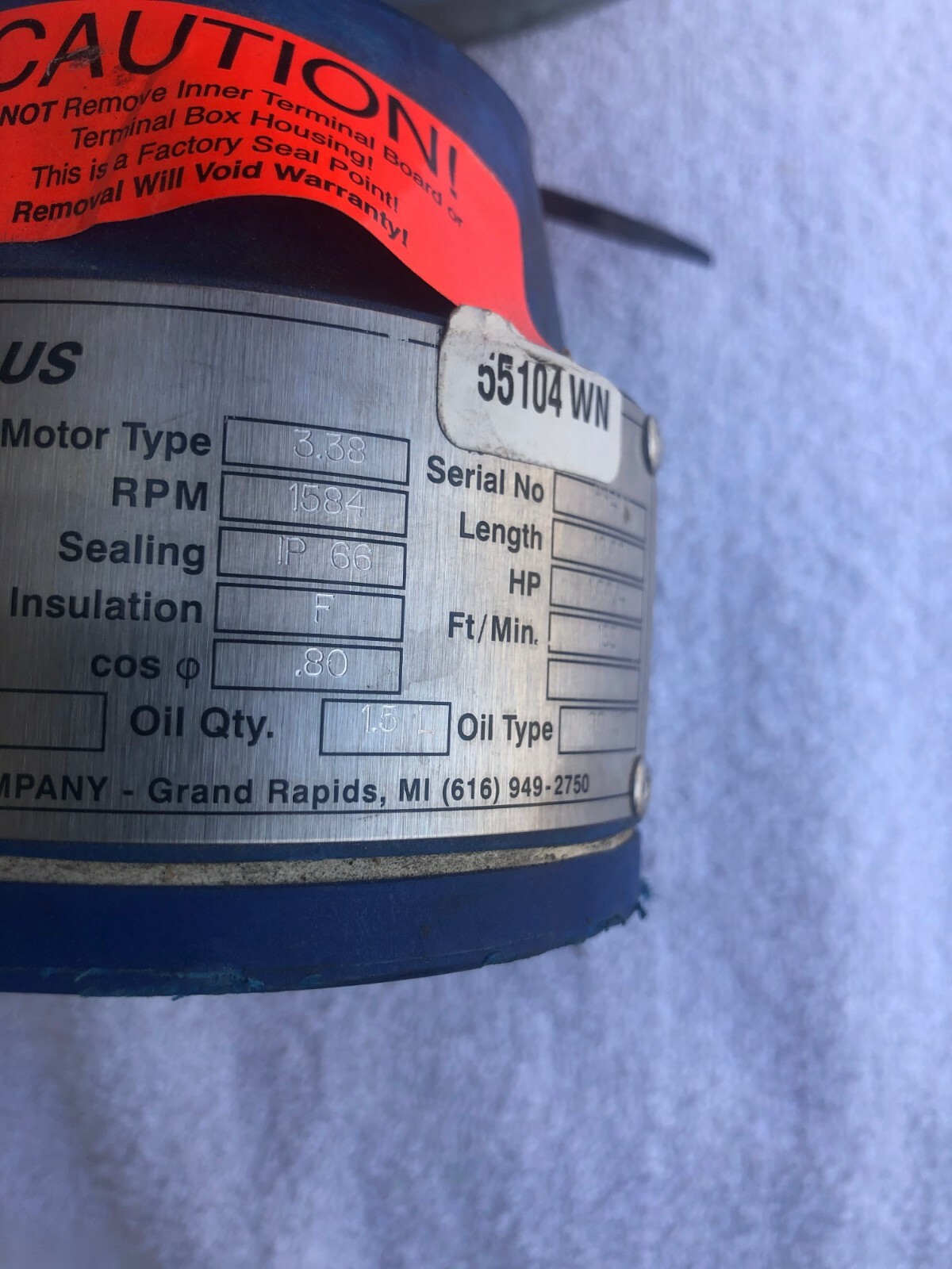 Sparks Dura Drive Plus Motorized Pulley Drum Motor | eBay