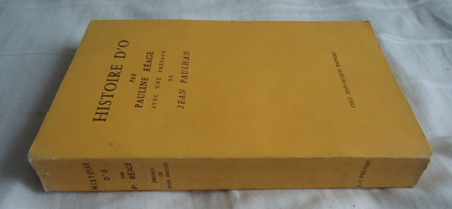 HISTOIRE D'O PAULINE REAGE (ANNE DESCLOS) - 1954 (THE HISTORY OF ...