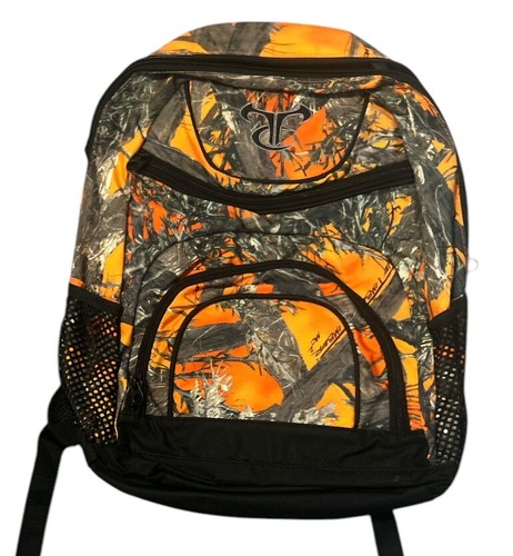 RealTree Backpack Orange Camo Comfortable Hunting Outdoors 18” Tall 14 ...