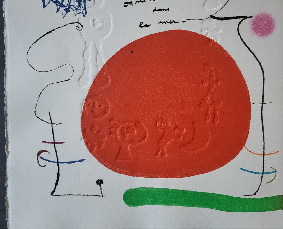 Joan Miro "Adonides" Original Etching W/ Aquatint D.899 1975 Extremely ...