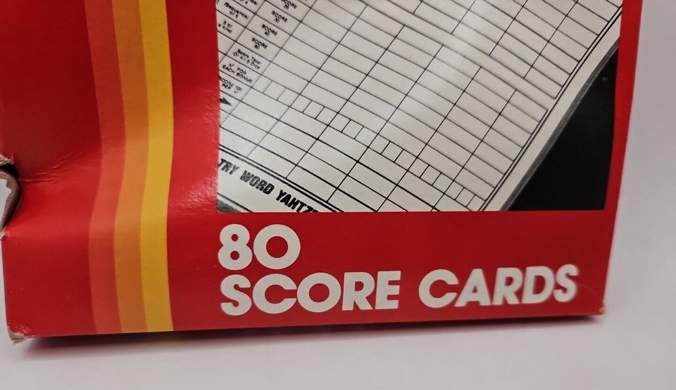 New Original YAHTZEE SCORE PADS 80 SCORE CARDS Vintage Milton Bradley ...