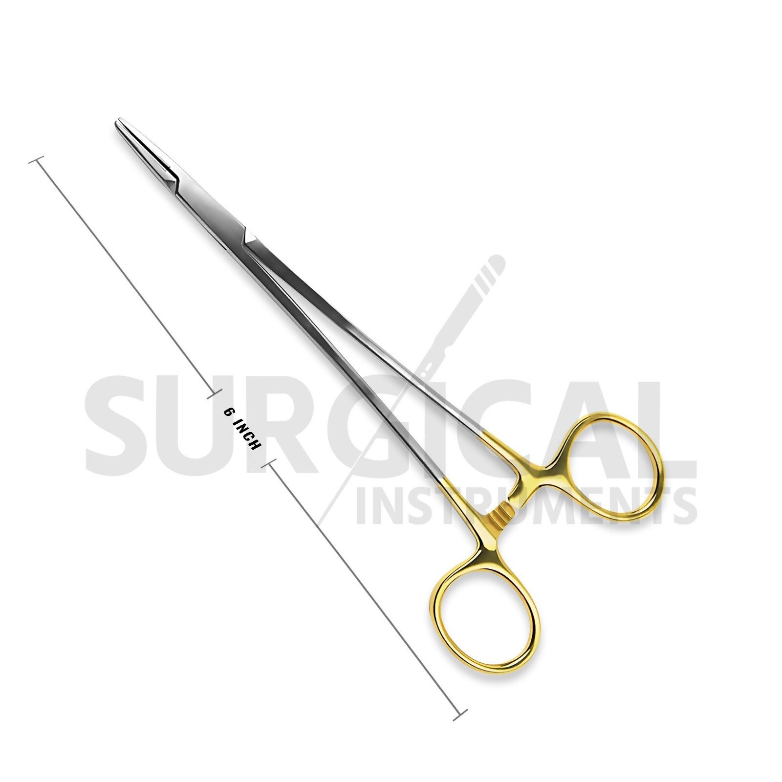 TC Mayo Hegar Needle Holder Driver 6" Cross Serrated Surgical German ...