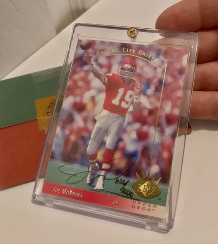 1993 Upper Deck SP Joe Montana Auto Autograph Card w/ UDA COA 826/1000 ...