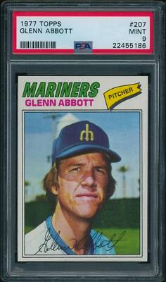 1977 Topps #207 Glenn Abbott PSA 9 MINT | eBay