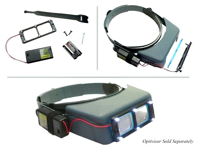 Quasar Led Lighting System for Donegan Optivisor & Magnifier Visors 6 ...