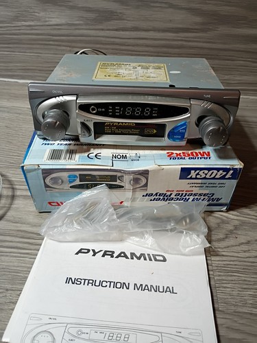 Pyramid Am/FM Receiver Cassette Player 140sx 2x50w | eBay