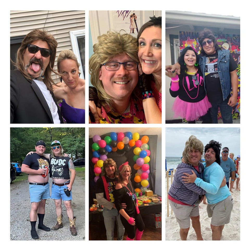 Kavsni Mullet Wigs for Men,Joe Dirt,Emo Wig 80s Long, m2057-Light Brown ...