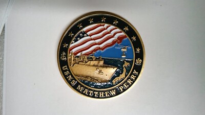 CHALLENGE COIN USNS MATTHEW PERRY UNITED STATES NAVY CARGO SHIP | eBay