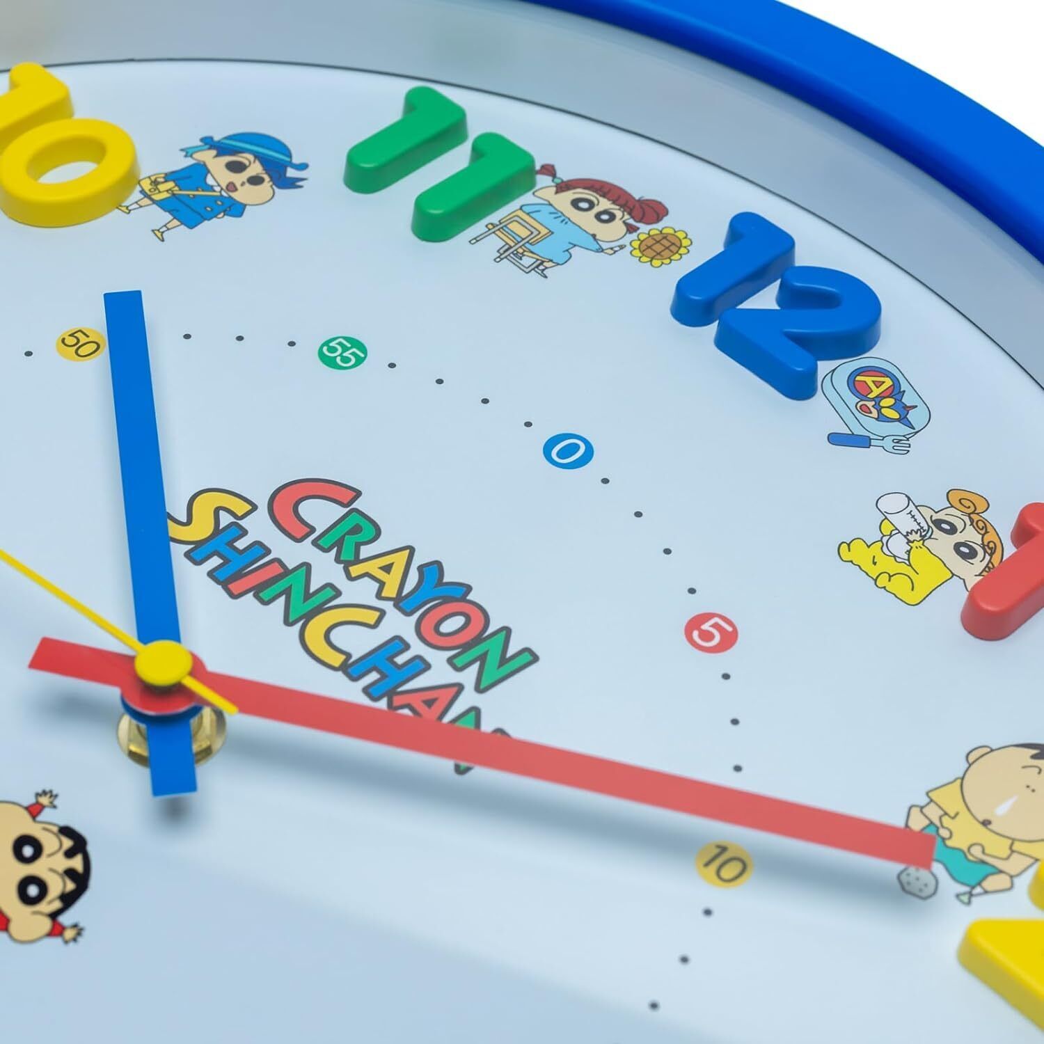 T'S Factory Hanging clock Crayon Shin-chan icon wall clock blue KS | eBay