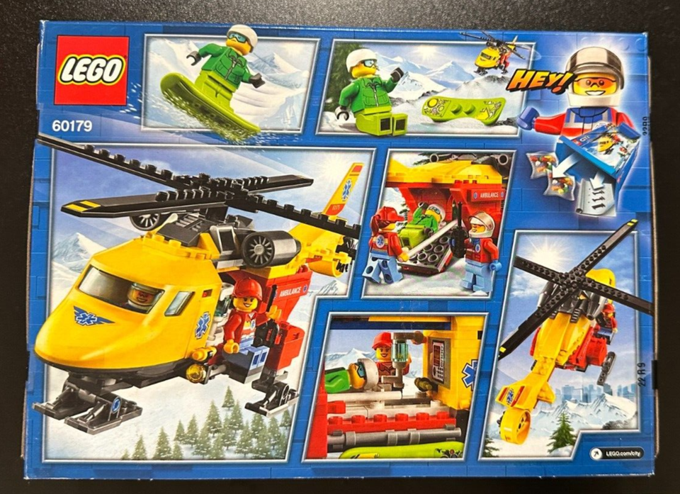 LEGO City 60179 Ambulance Helicopter - New, Sealed | eBay