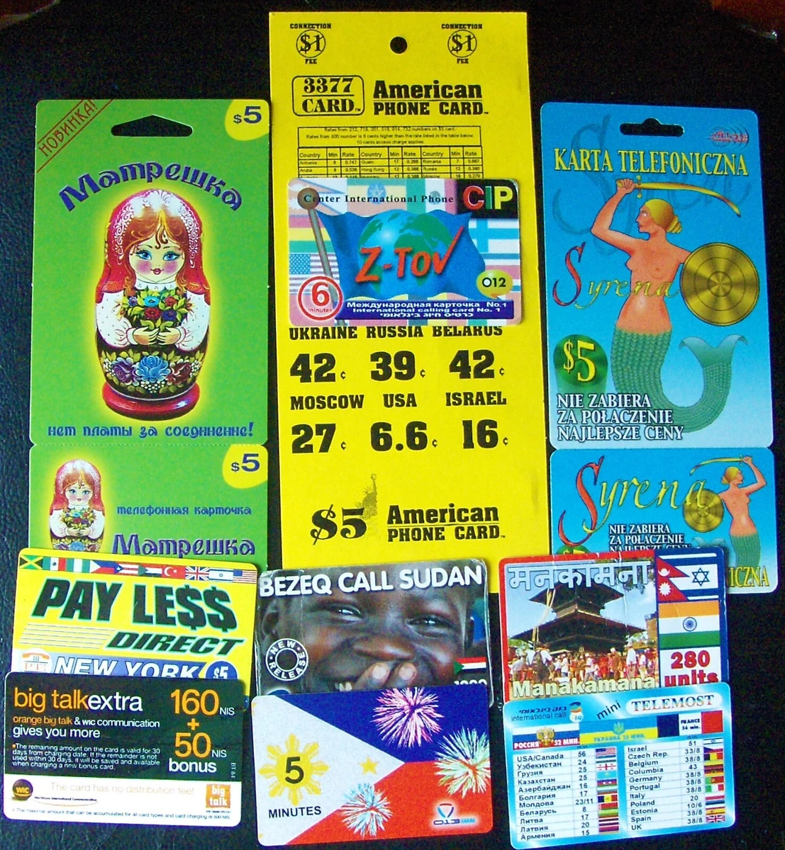 International Prepaid Phone Cards