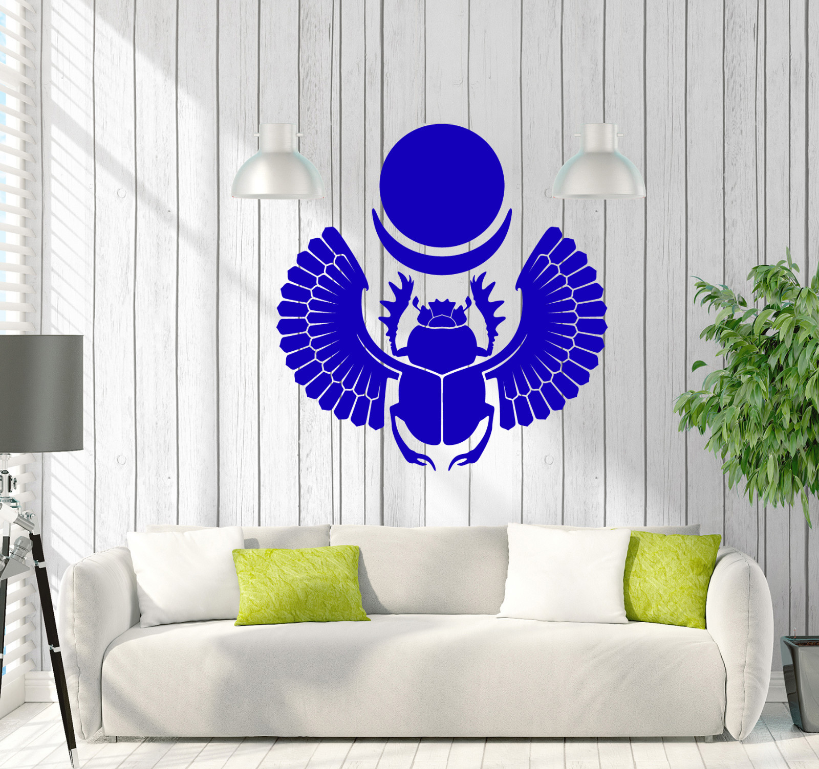 Wall Vinyl Decal Scarab Egipt Amulet Talisman Decor z4625 | eBay