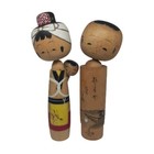 FamilyJapanese Vintage Wooden Doll Japan Oshin Kokeshi Nodding head | eBay