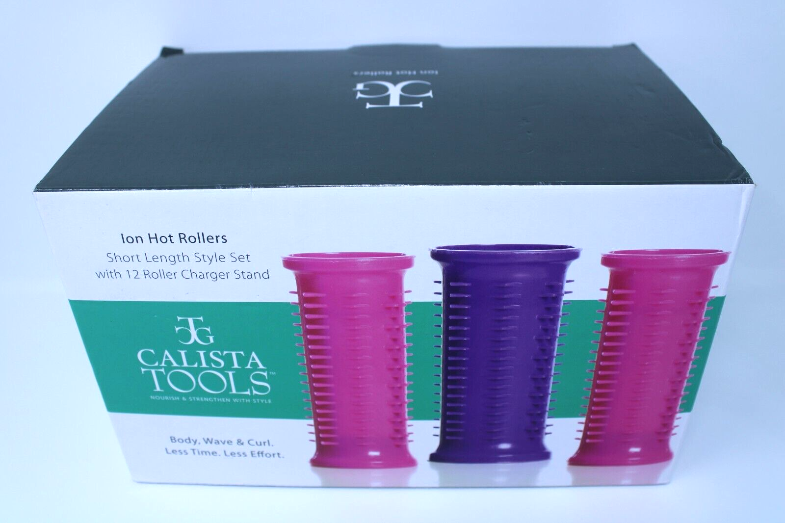 Calista Tools Hot Wavers Body Ion Rollers Curlers w Clips New Set of 12 ...