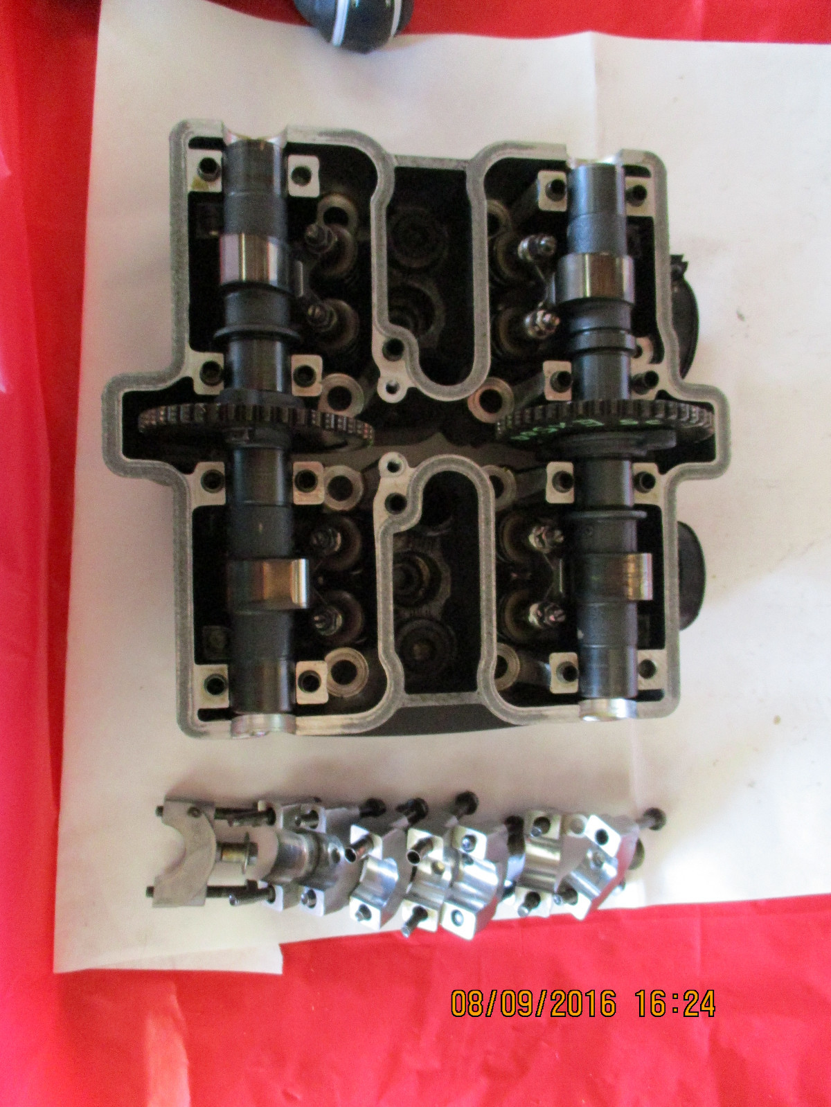 KAWASAKI EX500 EX 500 NINJA HEAD CAMSHAFTS ROCKER ARMS VALVES NICE 1999 ...