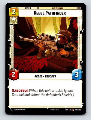 Command Rebel Pathfinder Trooper Unit Ground Saboteur 2C 3H 2P | eBay