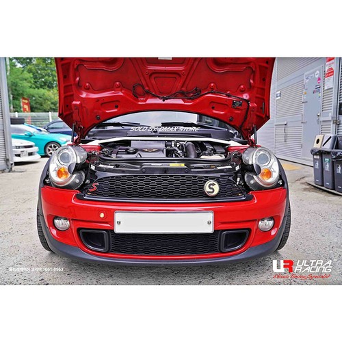 MINI COOPER S HATCH MKII R56 09~15 ULTRA RACING 2 POINT FRONT STRUT ...
