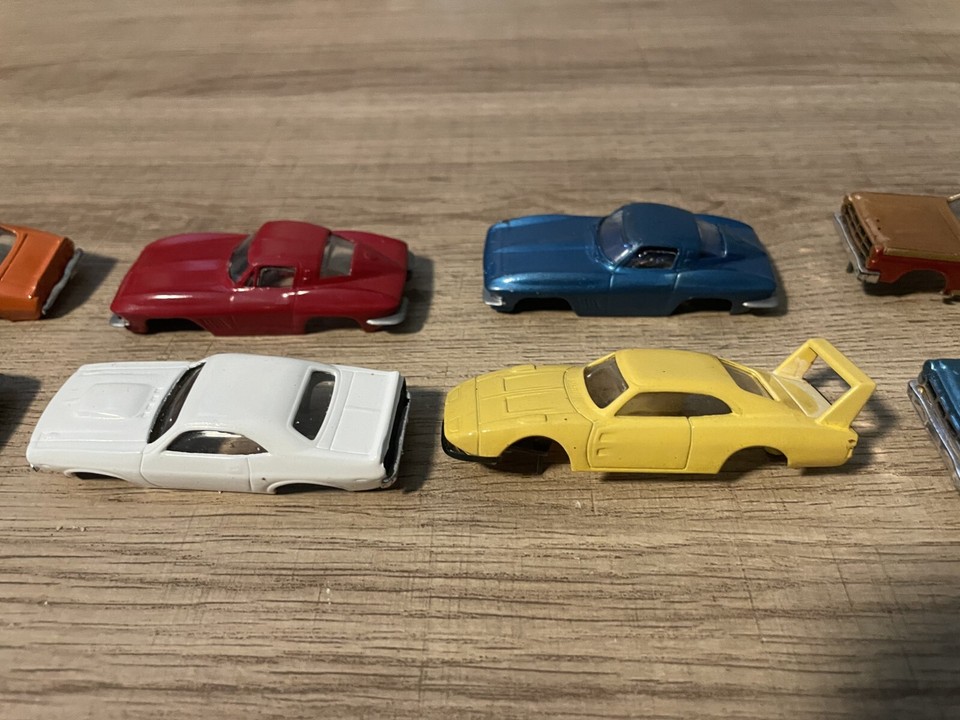 Lot of 10 Assorted HO Slot Car Bodies Original / Customized (Read ...