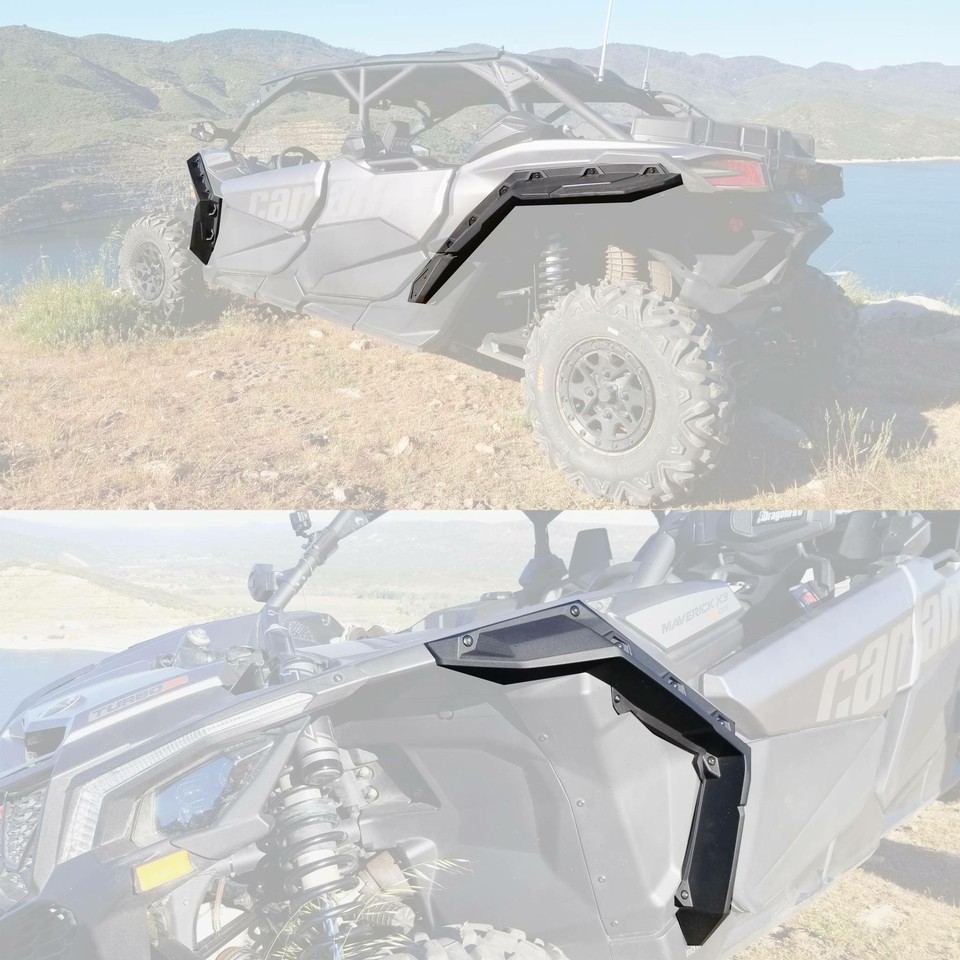 715002973 Super Extended Fender Flares for 2017-2022 Can-Am Maverick X3 ...
