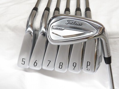 Used Titleist T350 Iron Set 5-PW+48* TT AMT Red R300 Regular Flex Steel ...