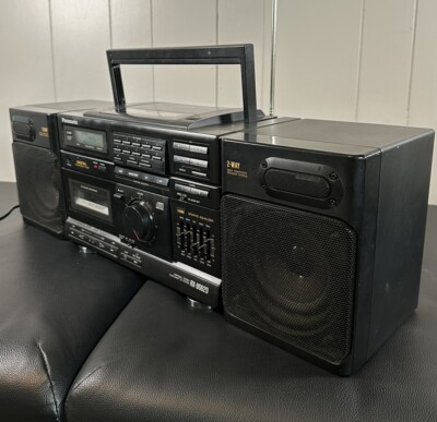 Vintage Panasonic RX-DS620 Stereo CD Cassette AM/FM Radio Boombox ...