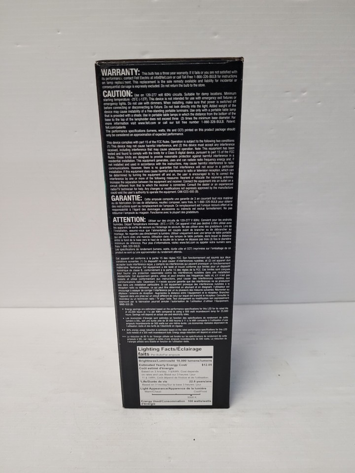 (N79100-1) Feit Electric E330072 Led High Lumen Light | eBay