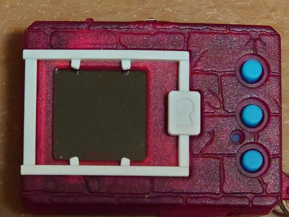 Digimon Color ver4 Original Clear Red Handheld with Charger Set | eBay
