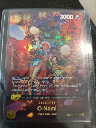 Carte One Piece O-Nami OP06-101 Special Art Proxy | eBay