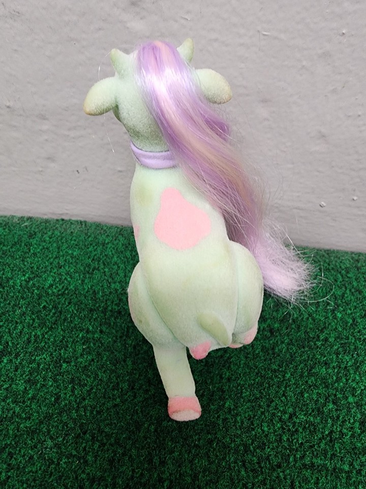 Vtg Meritus Charmin Farm Friends Fuzzimals Annabelle Moo Cow Rare HTF ...