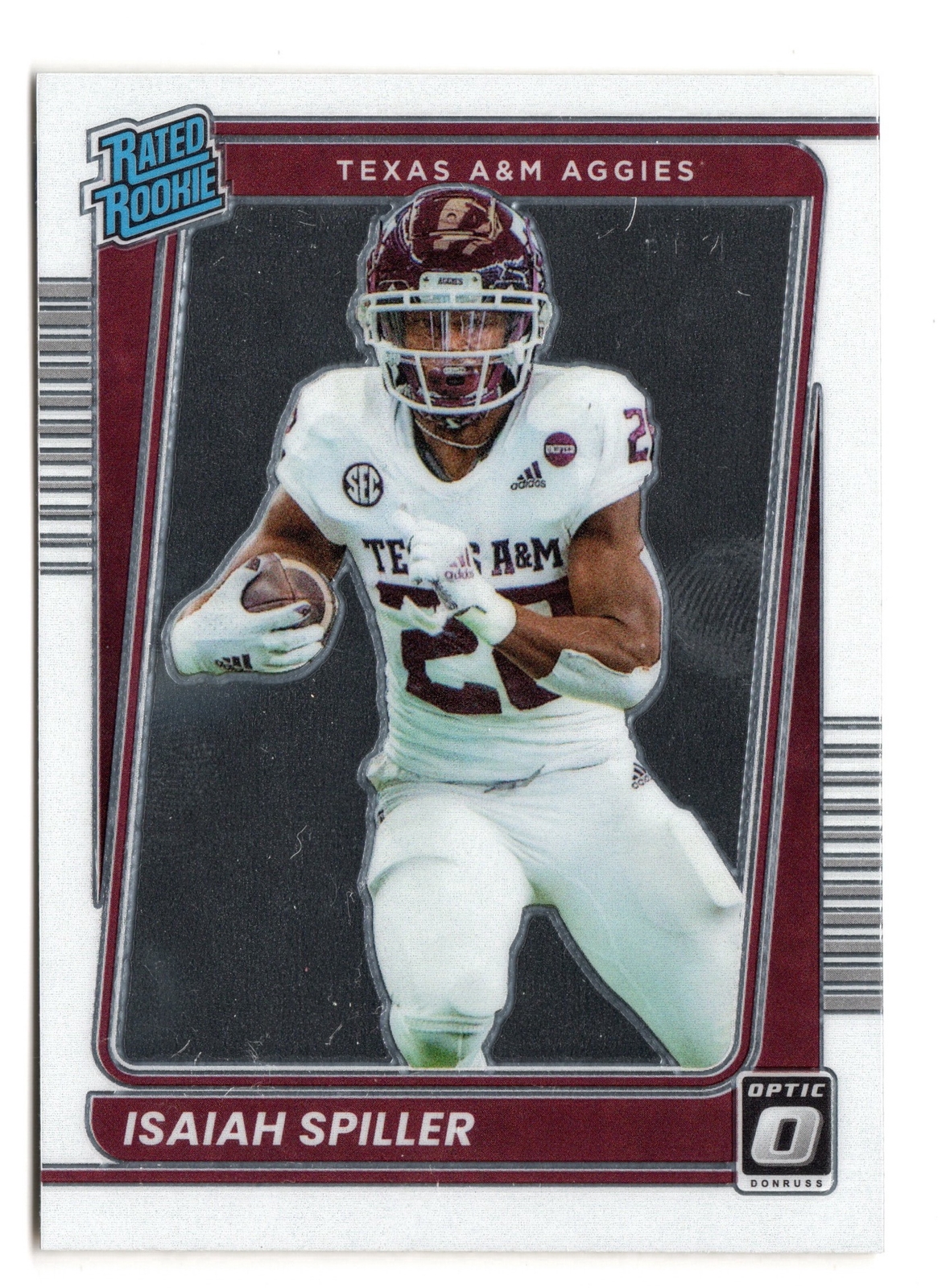 2022 Chronicles 18 Isaiah Spiller Donruss Optic Rated Rookie Texas A&M ...