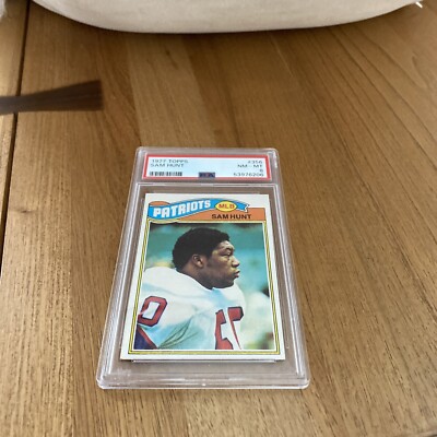 1977 Topps # 356 SAM HUNT Patriots Stephen Austin PSA 8 | eBay