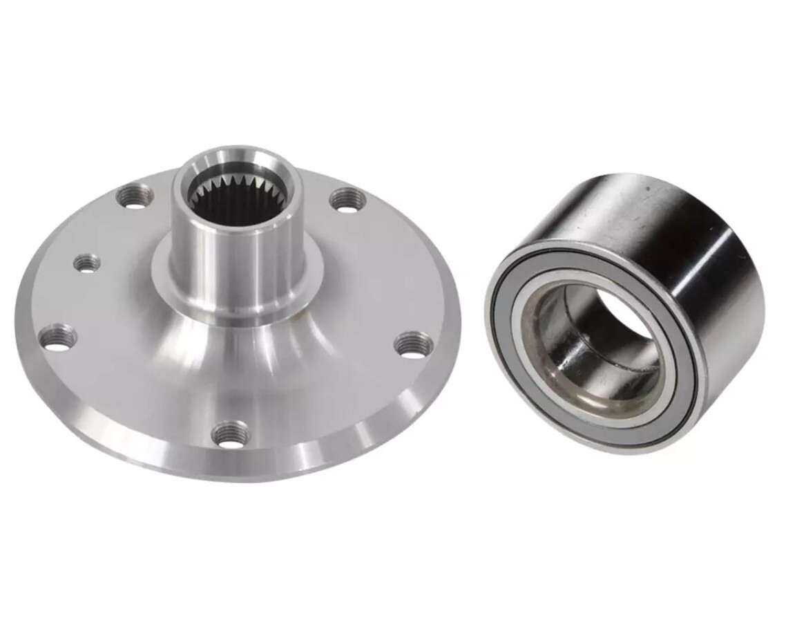 Wheel Hub Assembly Rear 2PCS Front Wheel Hub & Bearing Assembly For BMW ...