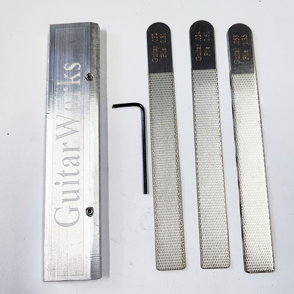 3/4pc Guitar Nut Files Fret Crowning Slot Filing Luthier Repair-Tool ...