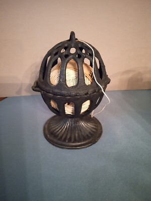 Vintage Antique Cast Iron Hanging Ball String Twine Holder Dispenser | eBay