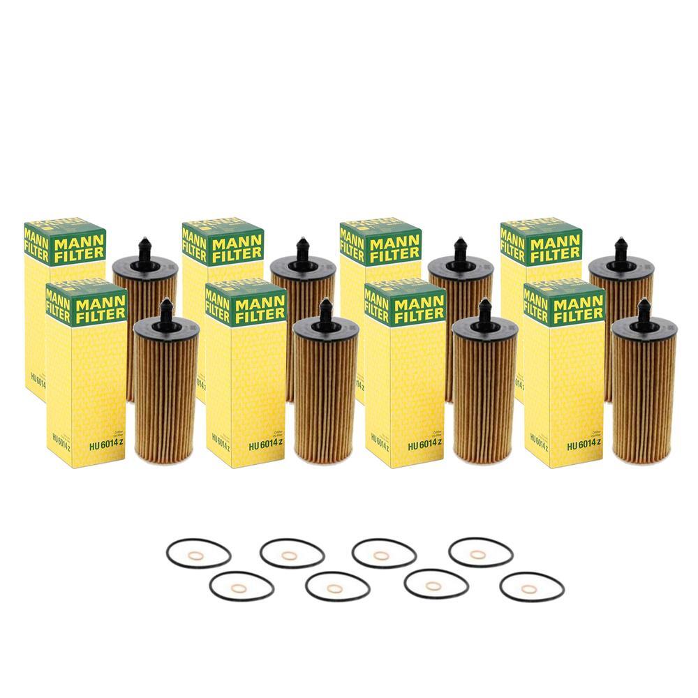 Mann Set of 8 Oil Filter Kits HU60141Z for BMW F22 F23 F30 F31 F32 F33 ...