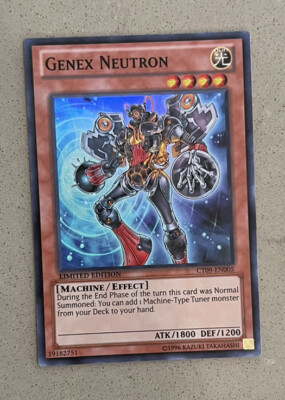 Yugioh - Genex Neutron (Super Rare) (Limited Edition) - CT09-EN005 ...
