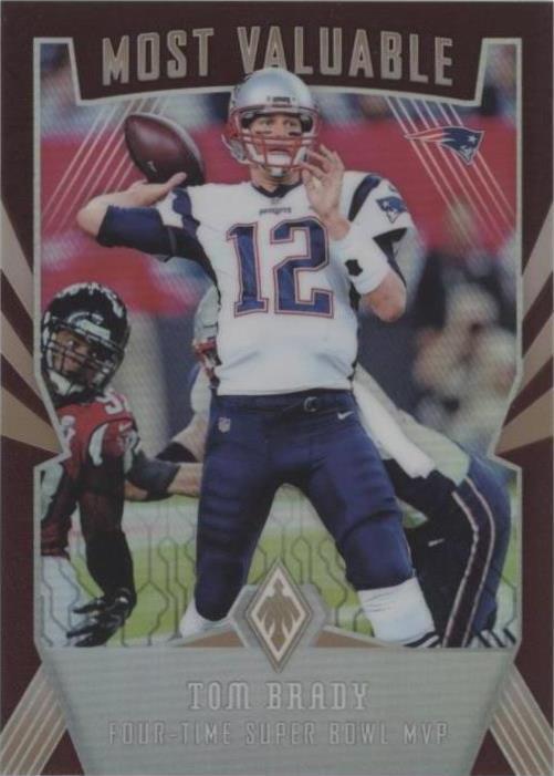 2018 Panini Phoenix - Most Valuable Tom Brady #1 Red /299 for sale ...