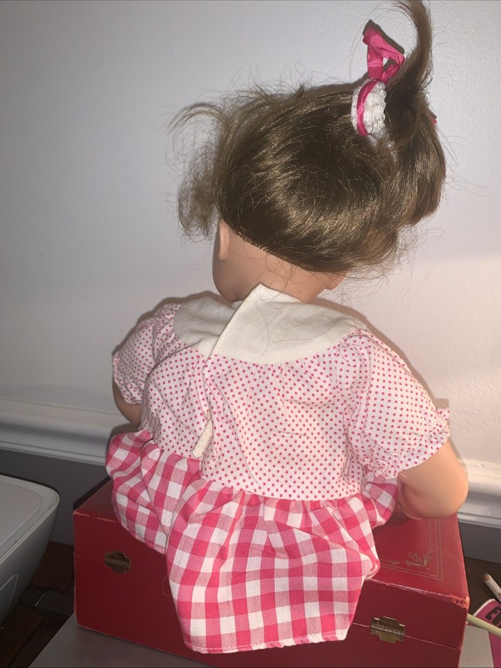 Vintage Gotz Puppe Vinyl & Cloth Baby Girl Play Doll 16" - Good ...