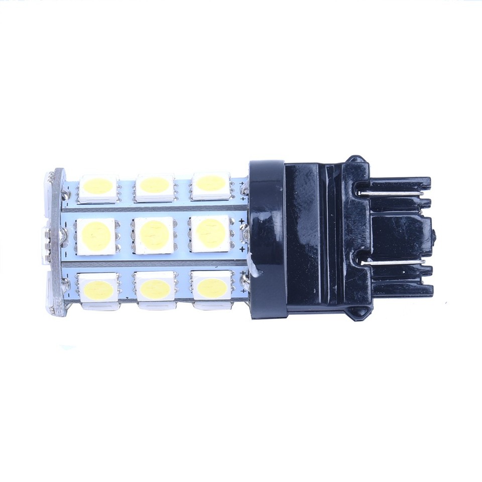 3X(2x T25 W21/5W 3157 7443 XENON White 27 5050 SMD LED BULB 12V lamp ...