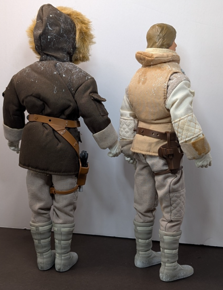 Star Wars 12" Figures Lot Kenner 1993-1997 Hoth Han Solo & Luke ...