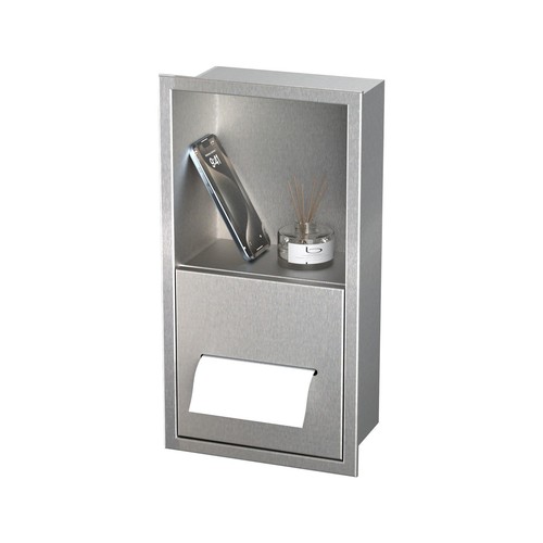 Recessed Toilet Paper Dispenser with Insert Wall Niche for Storage,in ...