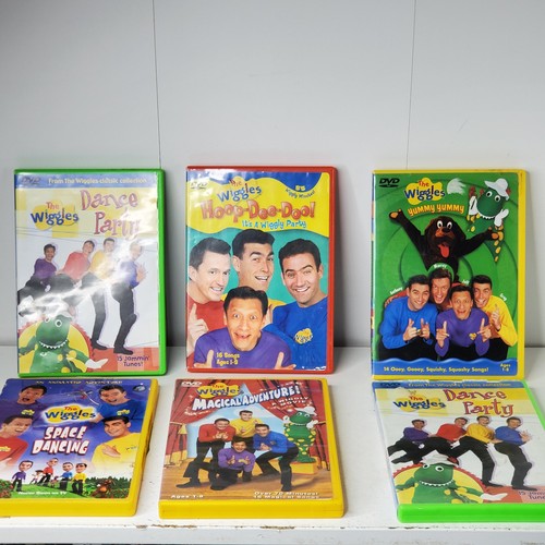 Lot Of 6 The Wiggles Kids DVD Dance Party Hoop Dee Doo Yummy Space ...