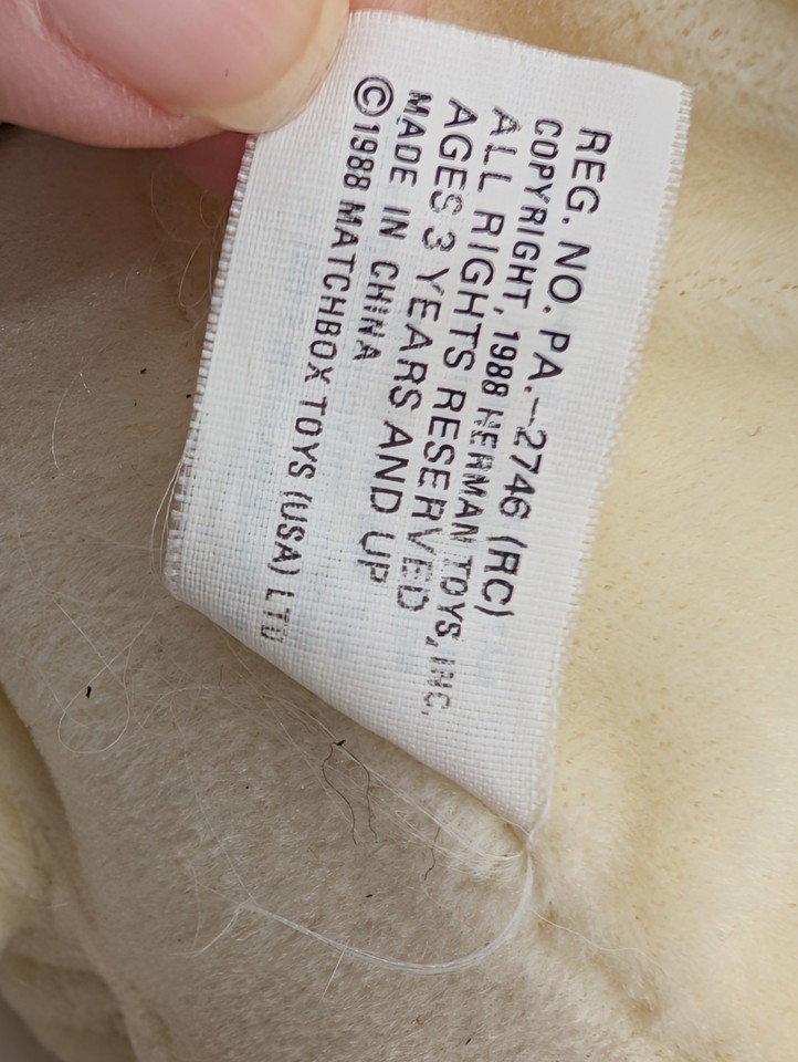 Big Top Pee Wee Vance Pig Talking Plush 1988 Pull String Works READ ...