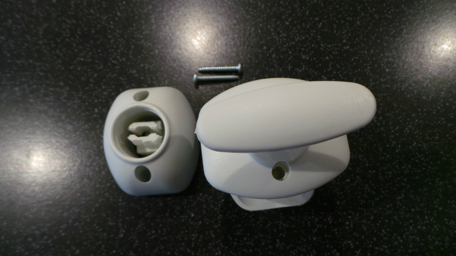 CARAVAN MOTORHOME WHITE QUICK RELEASE DOOR RETAINING CATCH SWIFT ...