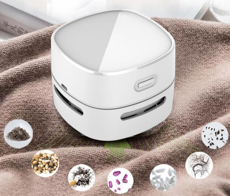 Portable Mini Desk Table Vacuum Cleaner Cute Desktop Dust Sweeper ...
