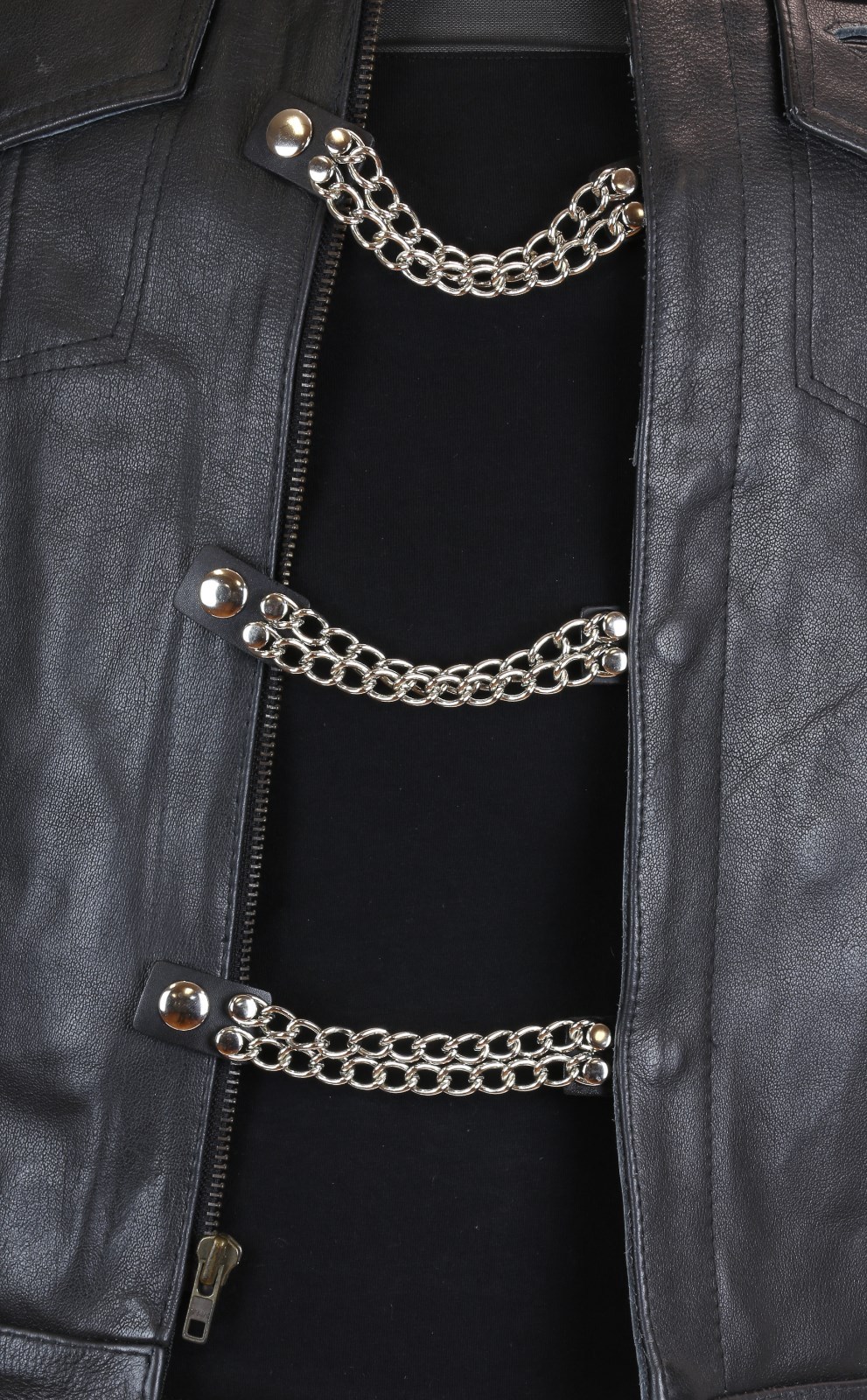 Vest Extenders Double Chain Motorcycle Biker Jacket 6 Inch-4 Pcs Set | eBay